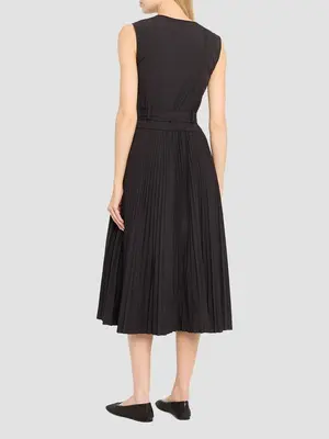 Kobi Halperin Fleur Pleated Sleeveless Midi-dress