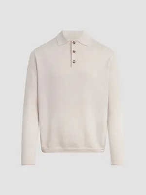 Joe's Jeans Merino Wool Polo Sweater - Ancient Scroll