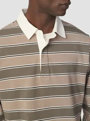 Joe's Jeans Striped Cotton Rugby Shirt