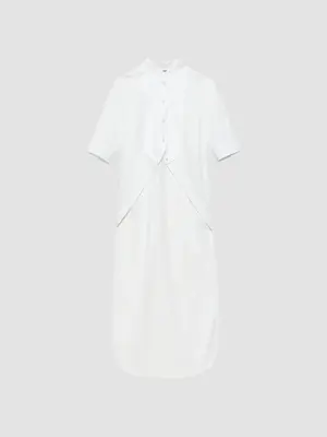 JW Anderson Cotton Bib Longline Shirt
