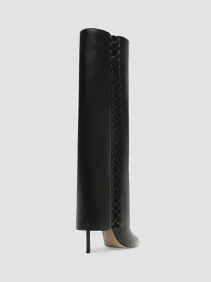 ALEXANDRE BIRMAN Holly 100mm Leather Knee-high Boots
