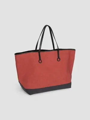 JW Anderson Xl Anchor Canvas & Leather Tote Bag