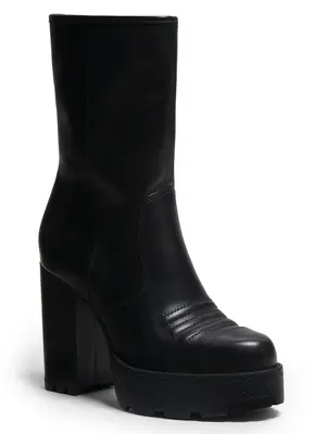 Cinq À Sept Marley 110mm Leather Platform Boots