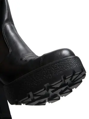 Cinq À Sept Marley 110mm Leather Platform Boots