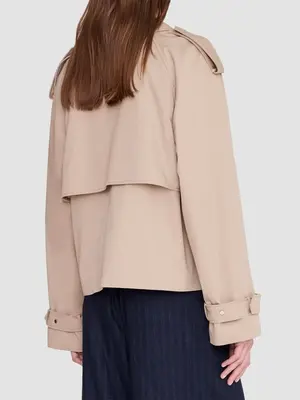 ANINE BING Rickie Crop Trench Coat