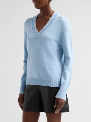 Kobi Halperin Dora Fringe-trim Merino Wool Sweater