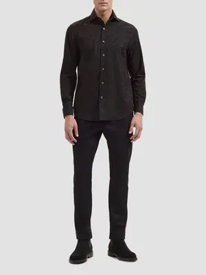 Bugatchi Alvin Woven Shaped Cotton Shirt