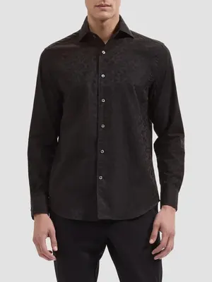 Bugatchi Alvin Woven Shaped Cotton Shirt