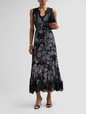 Kobi Halperin Liora Floral Midi Dress