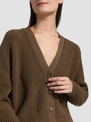 Jenni Kayne Cropped Cotton Coccoon Cardigan
