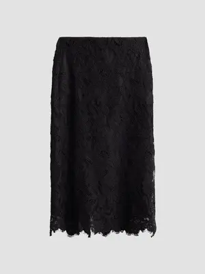 Kobi Halperin Simone Corded Lace Midi Skirt