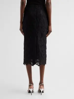 Kobi Halperin Simone Corded Lace Midi Skirt