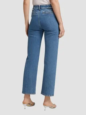 RE/DONE The Westley Mid-rise Straight Ankle Jeans