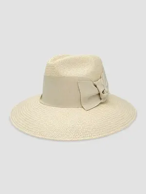 Freya Jasmine Straw Sun Hat - Bone