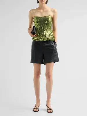 Azeeza Thea Sequined Top