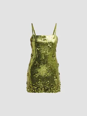 Azeeza Rhodes Sequin Mini Dress
