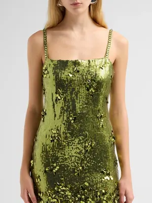 Azeeza Rhodes Sequin Mini Dress