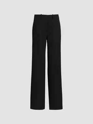 Veronica Beard Cole Seam-front Stretch Pants - Black