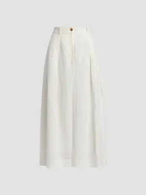 Jenni Kayne Annabel Linen Midi-skirt