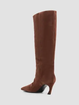 Schutz Lexi 75mm Suede Boots