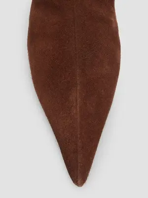 Schutz Lexi 75mm Suede Boots