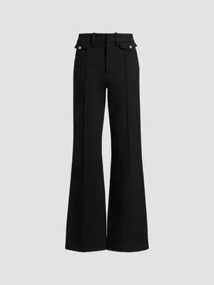 FRAME The Reboot Cropped Flare Trousers