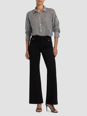 FRAME The Reboot Cropped Flare Trousers