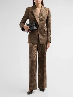 Kobi Halperin Lisa Floral Jacquard Jacket