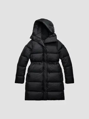Canada Goose Montgomery Hooded Down Coat - Black Noir