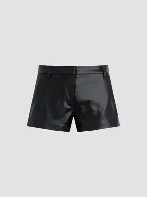 Joe's Jeans Faux Leather Mini Shorts