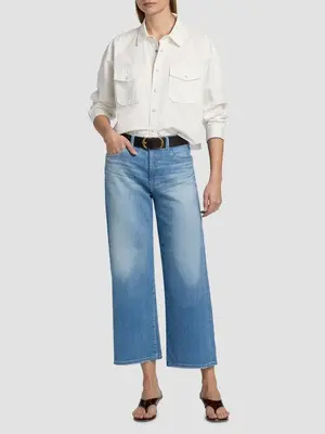 RE/DONE Camper Crop Shirt