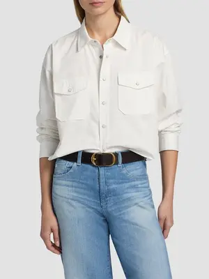 RE/DONE Camper Crop Shirt