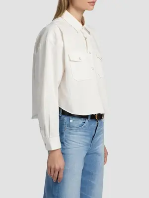 RE/DONE Camper Crop Shirt