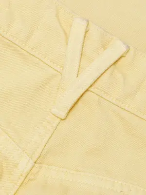 Veronica Beard Taylor High-rise Wide-leg Crop Jeans - Chamomile