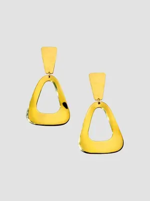 Ippolita Classico Open Disc 18k Drop Earrings - Yellow Gold