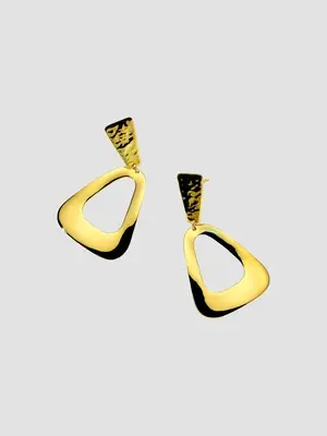 Ippolita Classico Open Disc 18k Drop Earrings