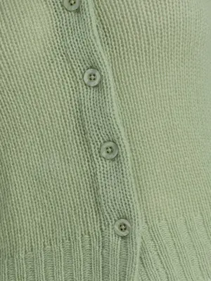RE/DONE Cashmere Slim-fit Crop Cardigan