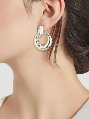 Ippolita Classico Doorknocker Sterling Earrings
