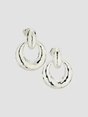 Ippolita Classico Doorknocker Sterling Earrings - Silver