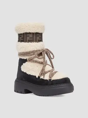 Fendi Shearling-lined Ski Boots
