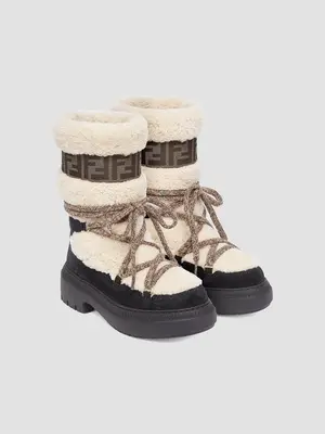 Fendi Shearling-lined Ski Boots