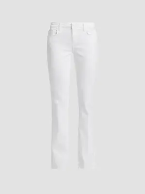 L'Agence Sneeki Low-rise Sneaker Straight-leg Jeans