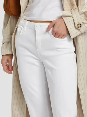 L'Agence Sneeki Low-rise Sneaker Straight-leg Jeans