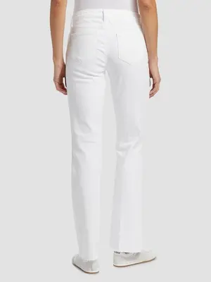 L'Agence Sneeki Low-rise Sneaker Straight-leg Jeans