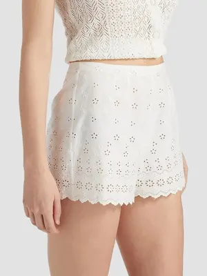DÔEN Arbre Cotton Eyelet Shorts