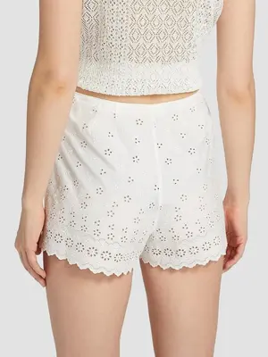 DÔEN Arbre Cotton Eyelet Shorts