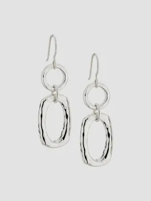 Ippolita Classico Small Doorknocker Sterling Drop Earrings - Silver