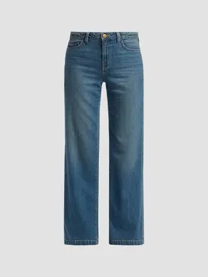 L'Agence Scottie High-rise Wide Leg Jeans