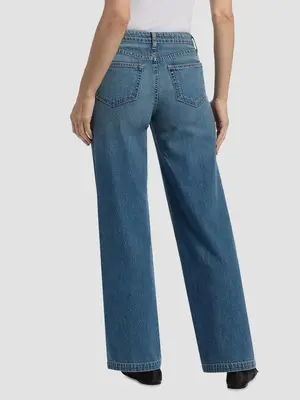 L'Agence Scottie High-rise Wide Leg Jeans