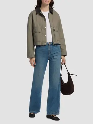 L'Agence Scottie High-rise Wide Leg Jeans
